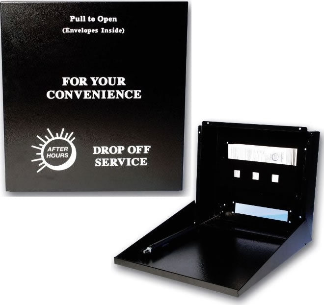 Standard Night Drop Box with Pull Down Tray